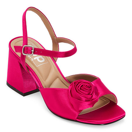 Click here for Pop Womens Shaea Heeled Sandals  5 Medium  Red prices