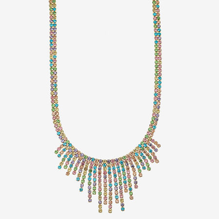 Click here for Bijoux Bar Womens Multi Color 17 Inch Collar Neckl... prices