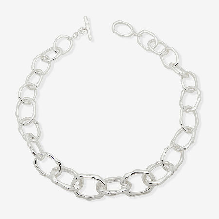 Click here for Worthington Silver Tone Womens 17 Inch Collar Neck... prices
