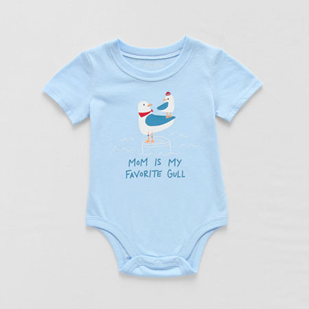 Click here for Okie Dokie Baby Boys Crew Neck Short Sleeve Bodysu... prices