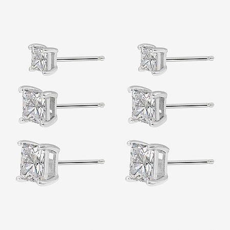 Click here for Diamonart Womens Cubic Zirconia Sterling Silver Sq... prices