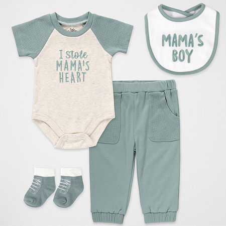 Click here for Baby Essentials Baby Boys 2-pc. Pant Set  3 Months... prices