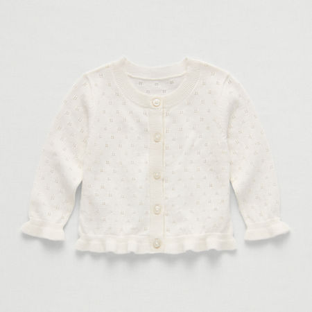 Click here for Okie Dokie Baby Girls Long Sleeve Button Open Fron... prices