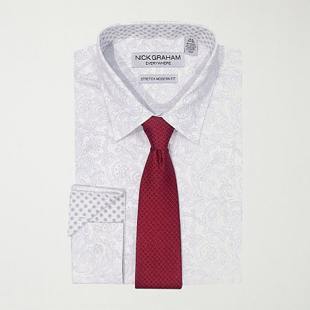 Click here for Nick Graham Mens Button Down Collar Long Sleeve Sh... prices