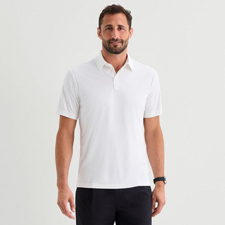 Click here for Stylus Mens Regular Fit Elbow Sleeve Polo Shirt  M... prices