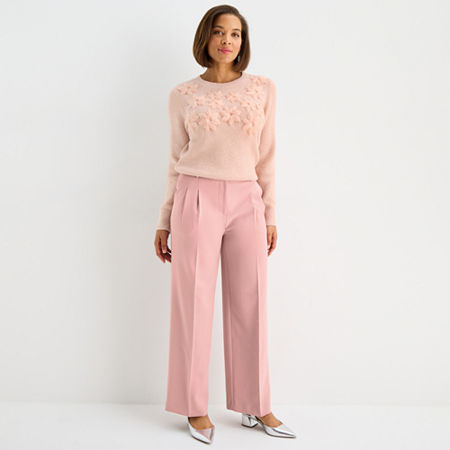 Click here for Liz Claiborne Womens Wide Leg Mid Rise Trouser  18... prices