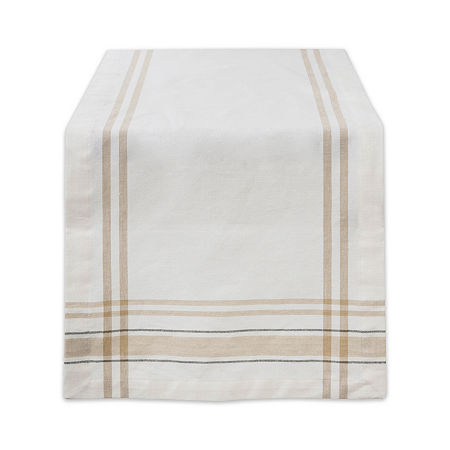 Click here for Tickled Pink 72 X 14 Chambray French Stripe Table... prices