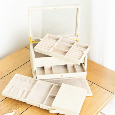 Hives And Honey Emily Lockable Jewelry Box, Color: Gold - JCPenney