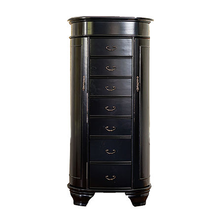 Click here for Hives And Honey Daley Black Jewelry Armoire  One S... prices