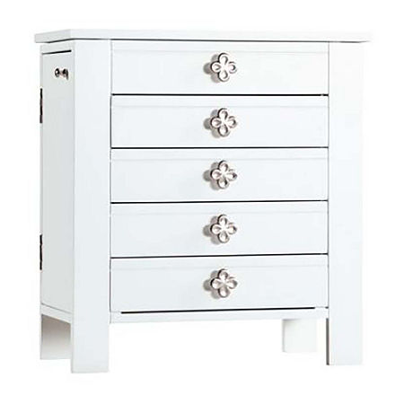 Click here for Hives And Honey Emma White Jewelry Box  One Size... prices