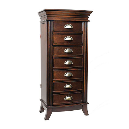 Click here for Hives And Honey Hillary Walnut Jewelry Armoire  On... prices