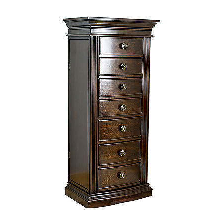 Click here for Hives And Honey Landry Walnut Jewelry Armoire  One... prices