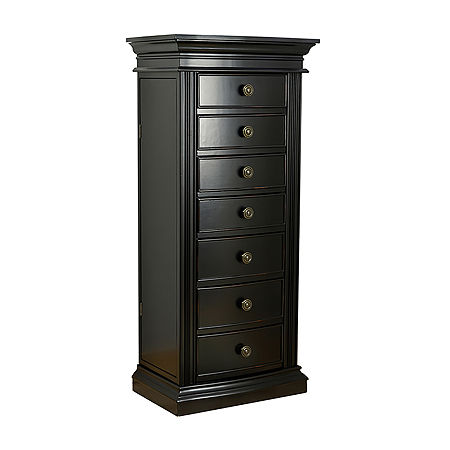 Click here for Hives And Honey Landry Black Jewelry Armoire  One... prices