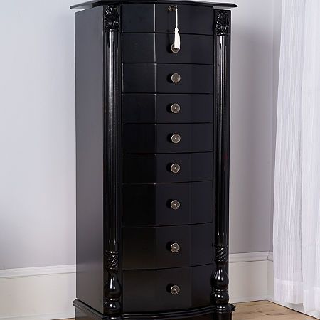 Click here for Hives And Honey Louie Lockable Oak Jewelry Armoire... prices