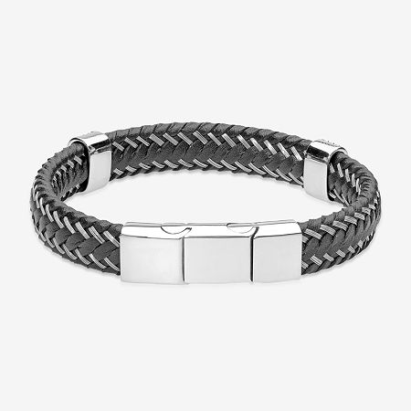 Click here for Mens Stainless Steel Wrap Bracelet  One Size prices