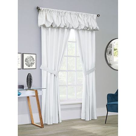 Thermalogic(tm) 5pc. Prescott Rod Pocket Curtain Set