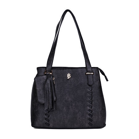 Click here for Buxton Whip Stitch Vegan Leather Tote prices