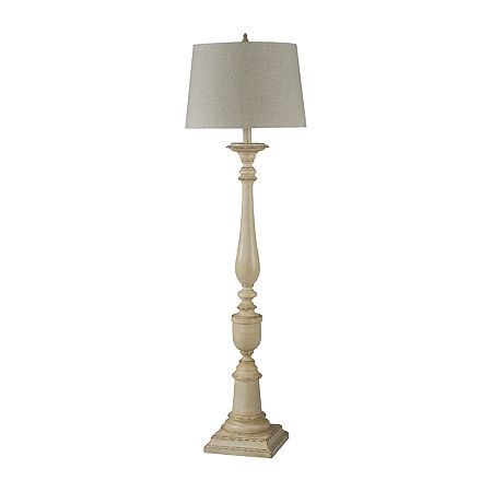 StyleCraft Avignon Floor Lamp - Off-White