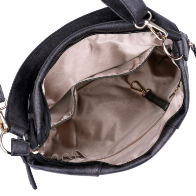 Julia Buxton Whip Stitch Hobo Adjustable Straps Womens Tote, Color ...