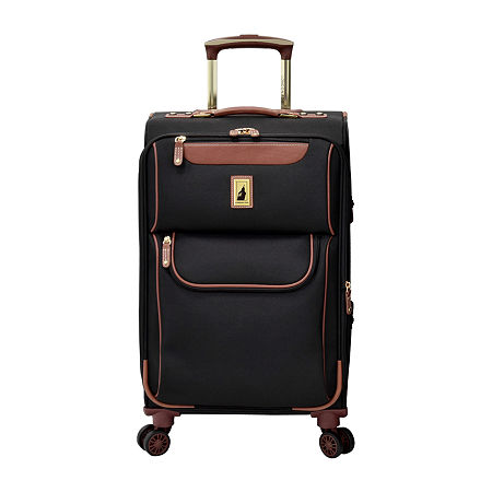London Fog Westminster 20 Expandable Carry-On Spinner - Black