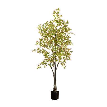 Click here for Nearly Natural 6 Green Nandina Indoor Artificial T... prices