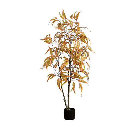 Click here for Nearly Natural 5 Orange Eucalyptus Indoor Artifici... prices