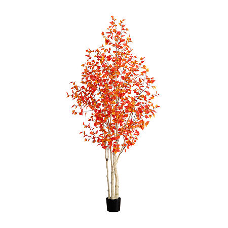 Click here for Nearly Natural 9 Orange Autumn Birch Indoor Artifi... prices
