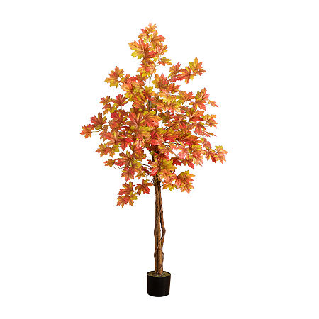 Click here for Nearly Natural 5 Autumn Deluxe Maple Artificial Tr... prices