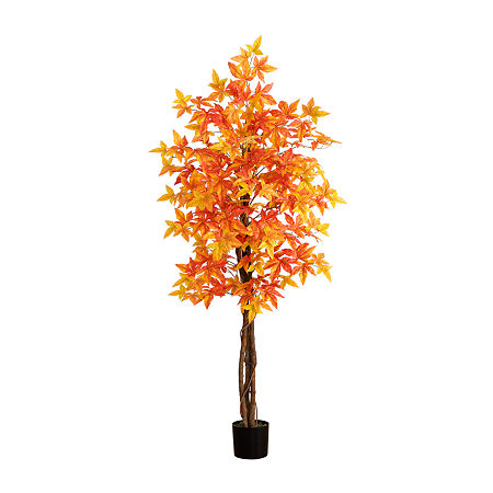 Click here for Nearly Natural 6 Autumn Deluxe Maple Artificial Tr... prices