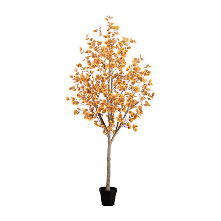 Click here for Nearly Natural 8 Orange Autumn Eucalyptus Indoor A... prices