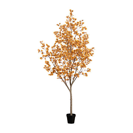 Click here for Nearly Natural 9 Orange Autumn Eucalyptus Artifici... prices