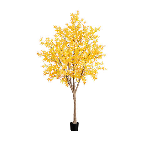 Click here for Nearly Natural 9 Yellow Autumn Maple Indoor Artifi... prices