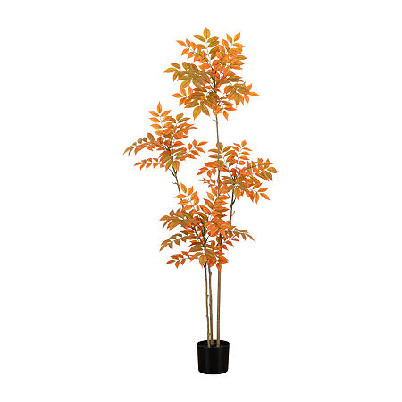 Click here for Nearly Natural 5 Orange Minimalist Sumac Artificia... prices