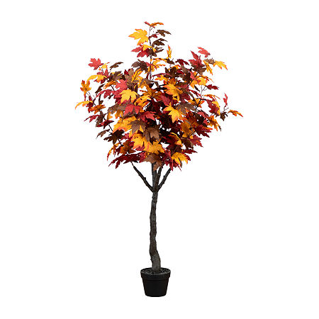 Click here for Nearly Natural 5 Orange Smoky Maple Indoor Artific... prices