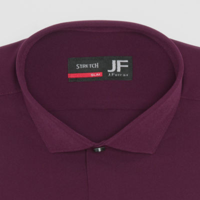 J. Ferrar 360 Stretch Mens Slim Fit Wrinkle Free Long Sleeve Dress ...