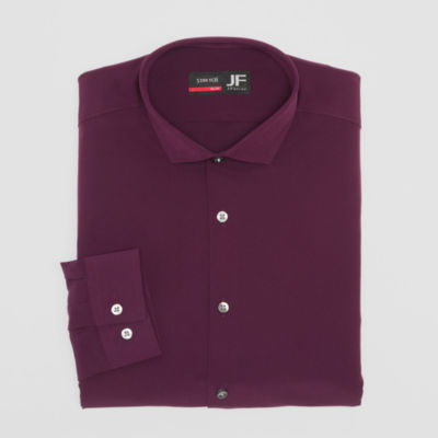J. Ferrar 360 Stretch Mens Slim Fit Wrinkle Free Long Sleeve Dress ...