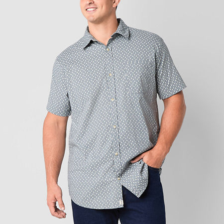Click here for mutual weave Mens Short Sleeve Regular Fit Big and... prices
