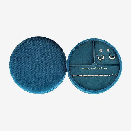 Click here for olivia and jackson Womens Cubic Zirconia Round 3-p... prices