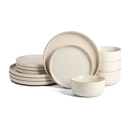Click here for EARTH & CLAY Amber 12-pc. Stoneware Dinnerware Set... prices