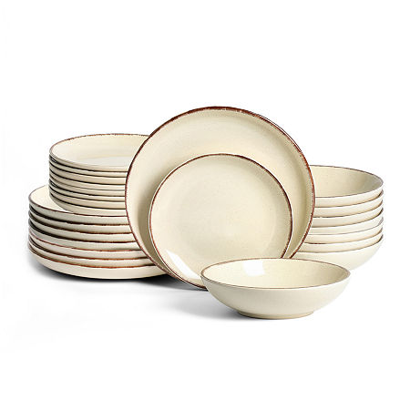 Click here for EARTH & CLAY Heath 4-pc. Stoneware Dinnerware Set... prices