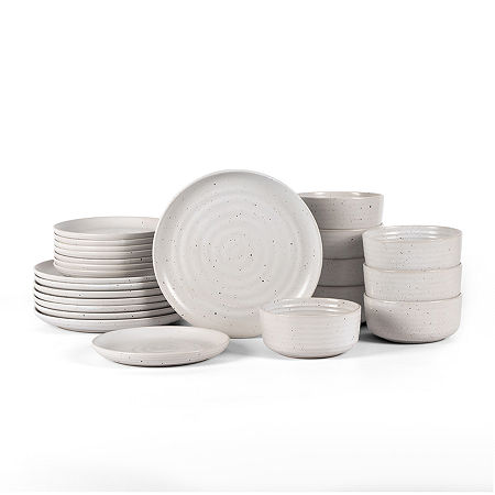 Click here for EARTH & CLAY Ion 8-pc. Stoneware Dinnerware Set  O... prices