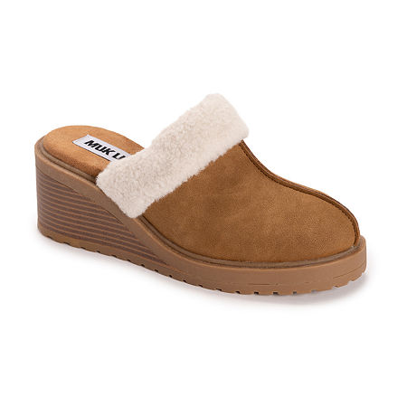 Click here for Muk Luks Womens Sophia Mule - Dark tan prices