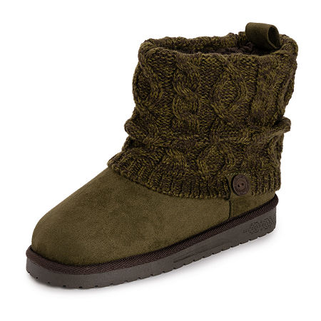 Click here for Muk Luks Womens Laurel Boots - Olive prices