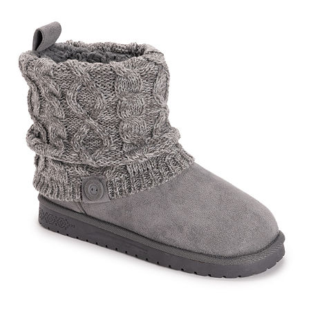 Click here for Muk Luks Womens Laurel Boots - Grey prices