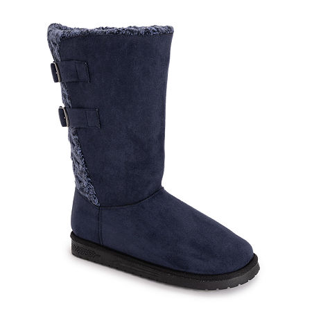 Click here for Muk Luks Womens Jean Boot Flat Heel Booties  7 Med... prices