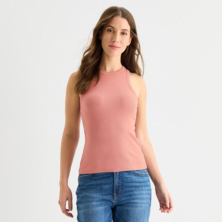 Click here for a.n.a Womens Tall High Neck Sleeveless Tank Top  X... prices