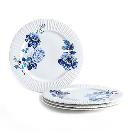 Click here for Stone Lain Fiore Dinner Plates  Set of 4 - Blue prices