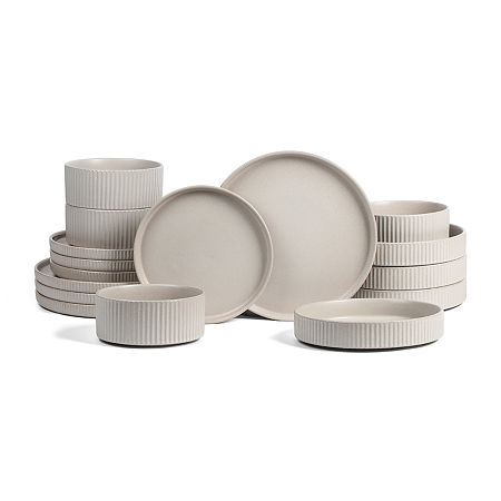 Click here for Stone + Lain Haven 4-pc. Stoneware Dinnerware Set... prices