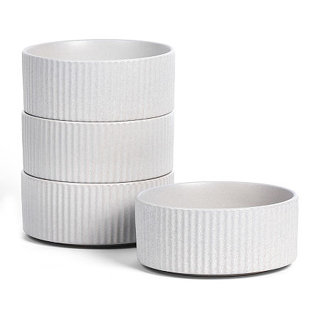 Stone Lain Haven Cereal Bowls  Set of 4 - Gray