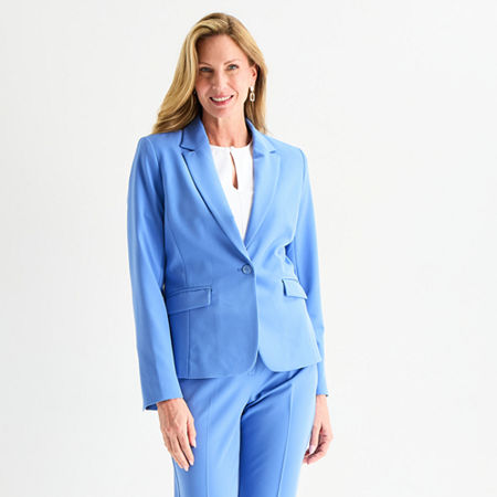 Click here for Liz Claiborne Womens Regular Fit Blazer  12  Blue prices